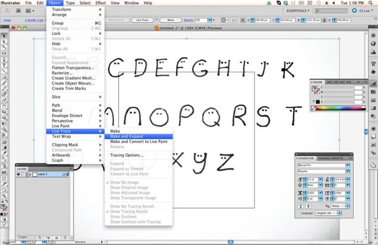Make your own font: A guide on how to create a font - WhatFontIs.com Playground