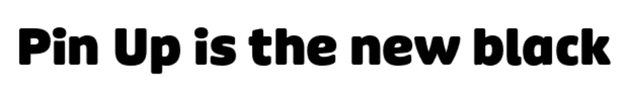 Pin-up inspired fonts we love - WhatFontIs.com Playground