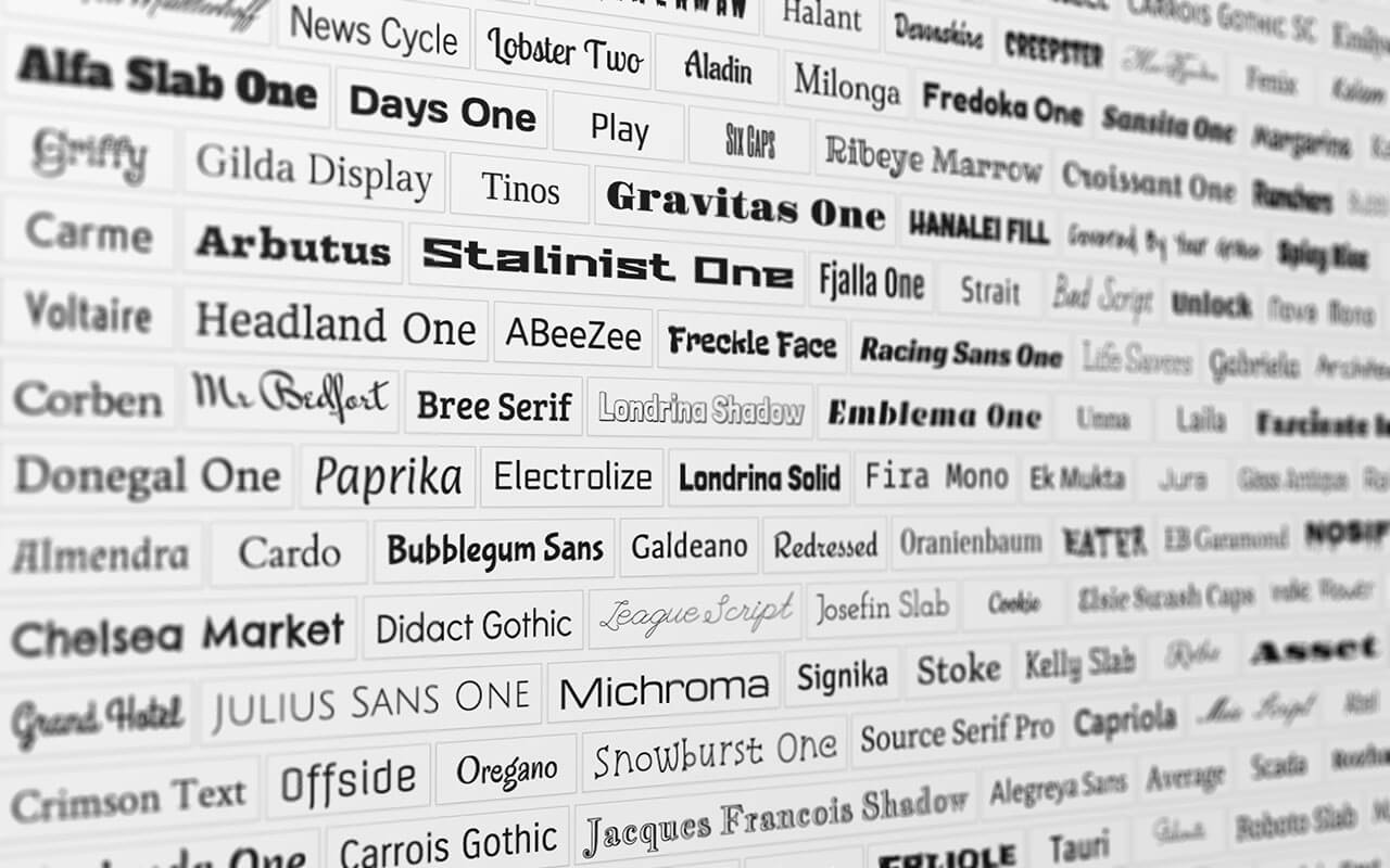 Infographics: Top Web Fonts in 2019. Google did make the Internet more beautiful - WhatFontIs ...