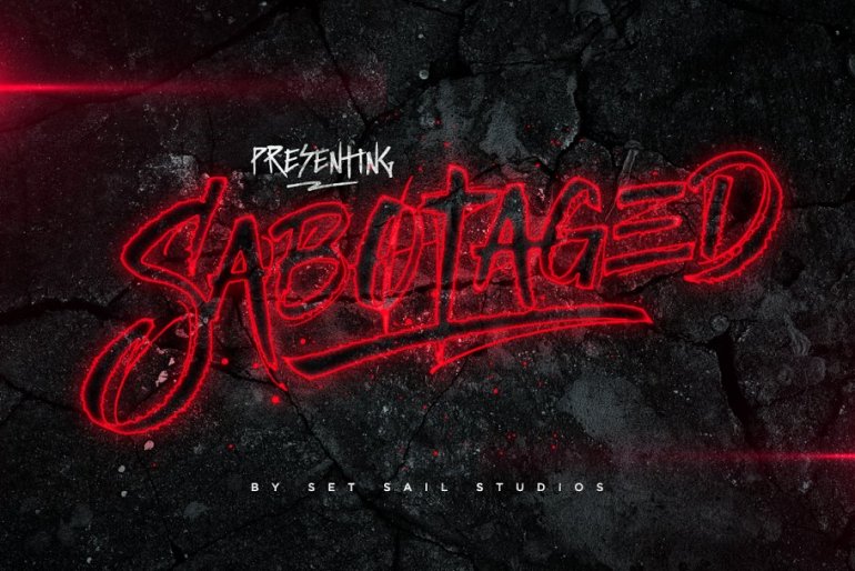 10 Awesome Distorted Fonts