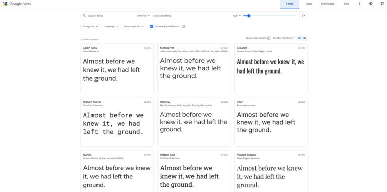 Everything You Need To Know About Google Fonts