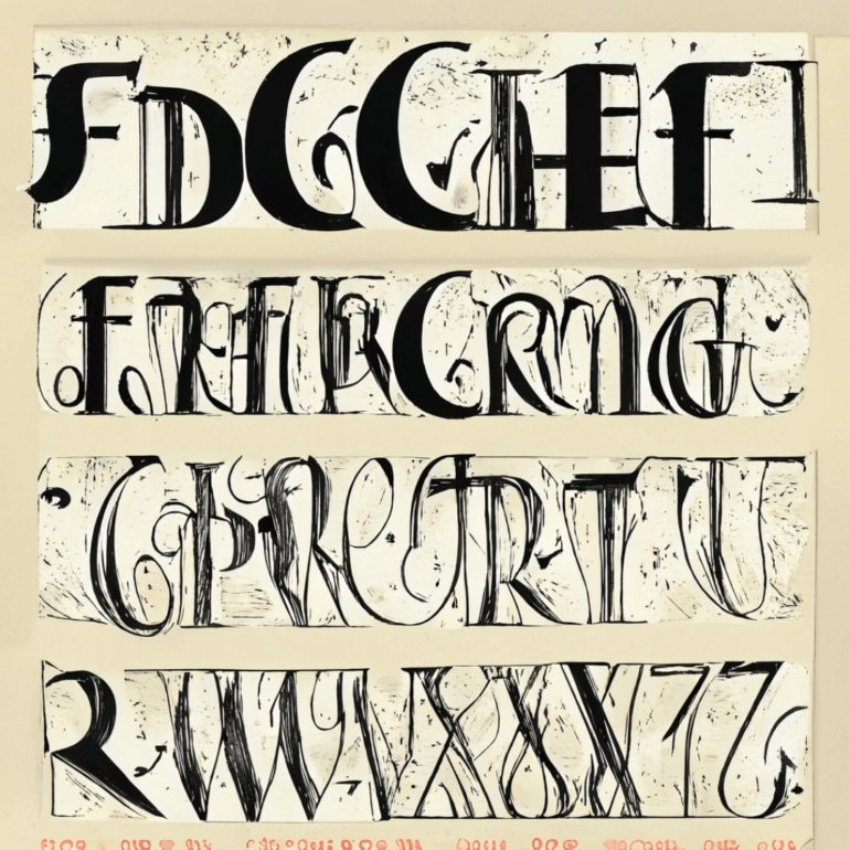 Creating A font From Scratch Can Be A Rewarding Process