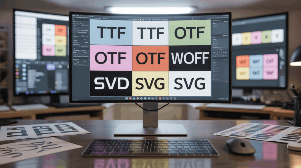 Font File Types Explained: Understanding TTF (True Type), OTF (Open Type), SVG, and more ...
