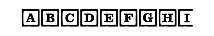P22 Toy Box Blocks Line Font | WhatFontis.com